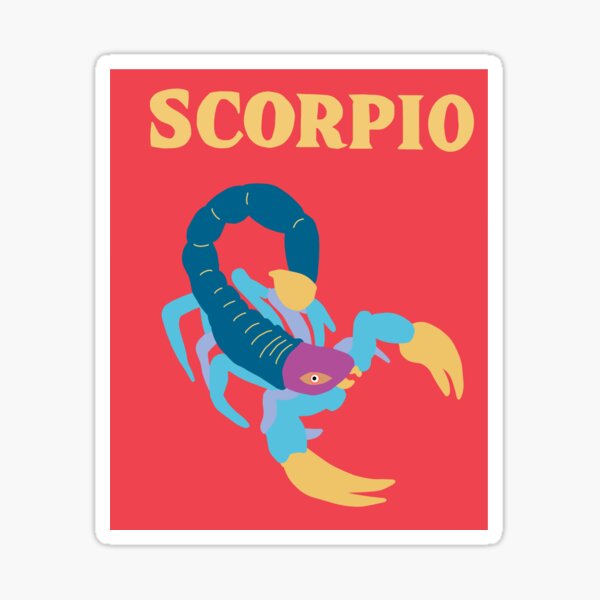 "Scorpio" Sticker for Sale by smcsherry | Redbubble
