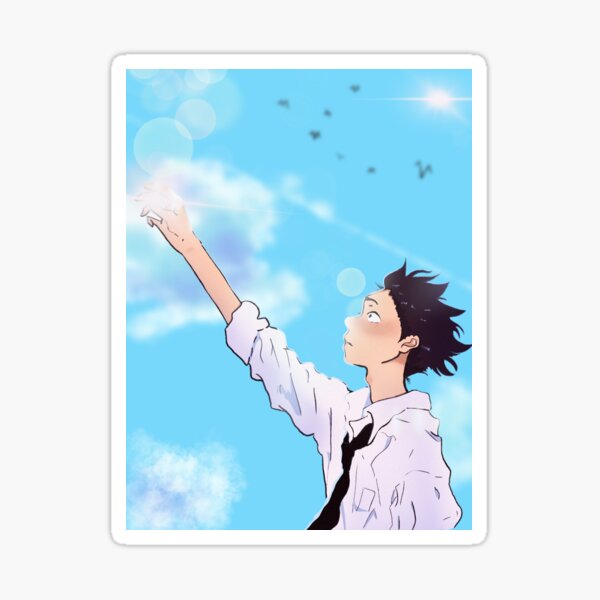 "A Silent Voice" Sticker by hanomoirr | Redbubble