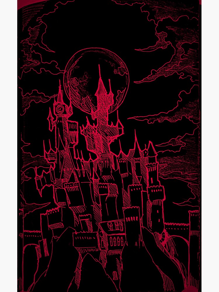"Menacing Castle" Sticker for Sale by Irfan04 | Redbubble