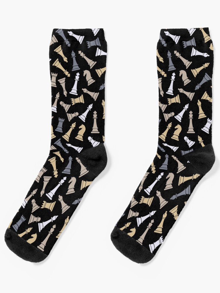 "Chess Pieces" Socks for Sale by edwardecho | Redbubble