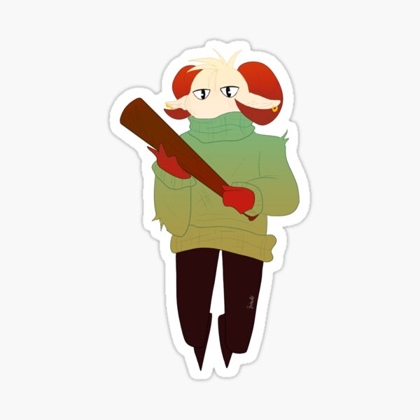 "Angy Schlatt" Sticker for Sale by ZineBlake | Redbubble