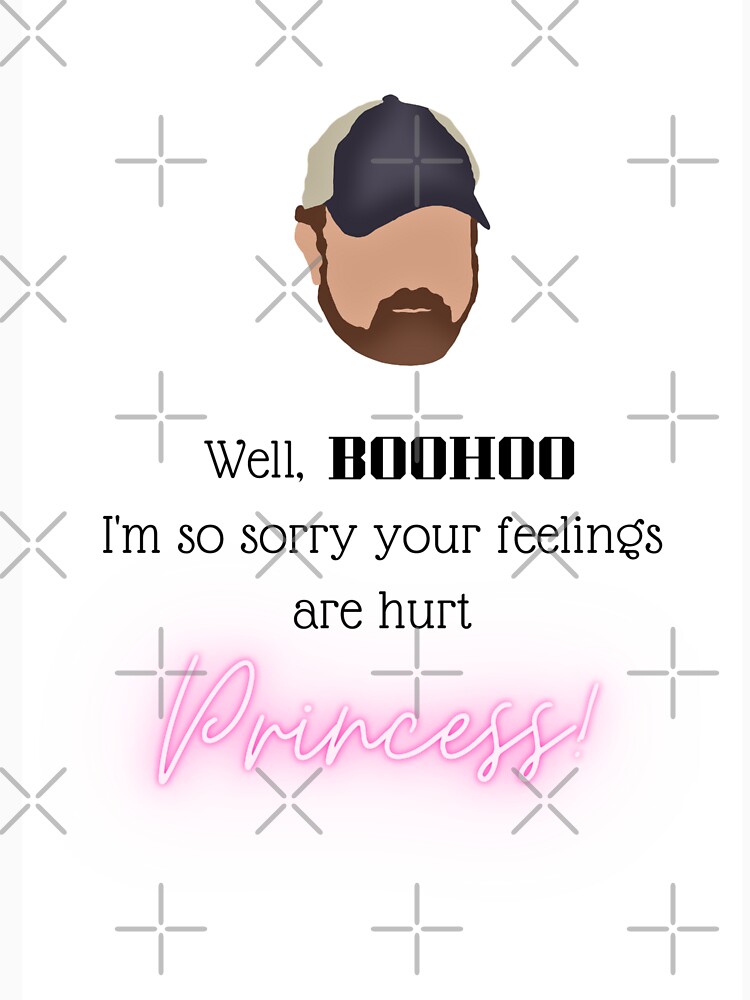 "Well, BOOHOO, i'm so sorry your feelings are hurt, princess!" T-shirt ...