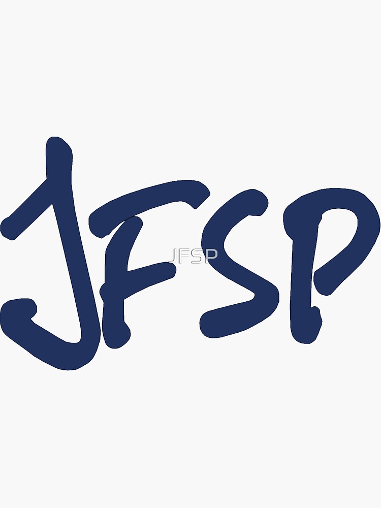 "JFSP" Sticker for Sale by JFSP | Redbubble