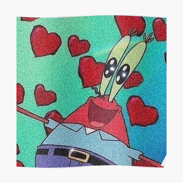 "Mr. Krabs" Poster for Sale by HediUmarowa | Redbubble