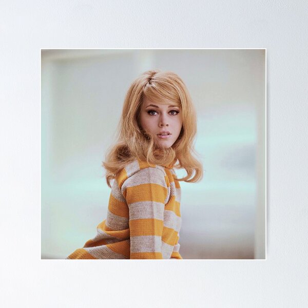 "Jane Fonda Vintage" Poster for Sale by Logan Farmer | Redbubble