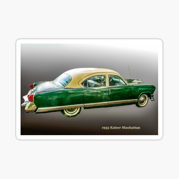 "1953 Kaiser Manhattan" Sticker for Sale by mtbearded1 | Redbubble