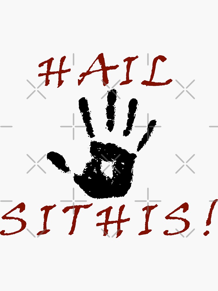 "Hail Sithis!" Sticker by Neenybear | Redbubble