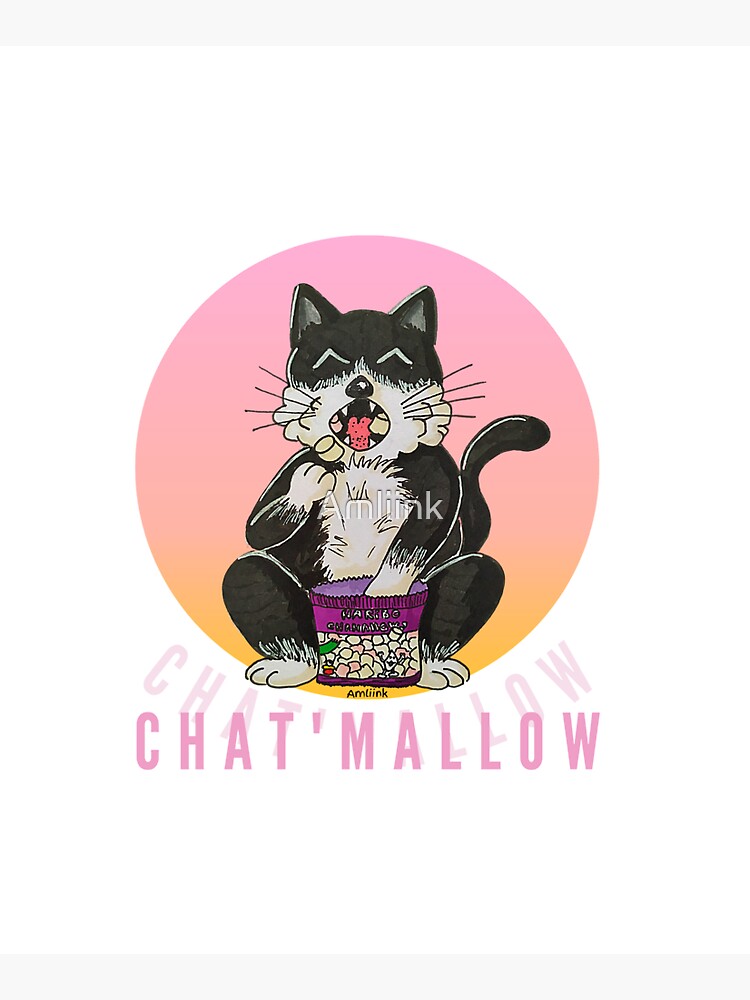 "Mallow cat" Tote Bag for Sale by Amliink | Redbubble