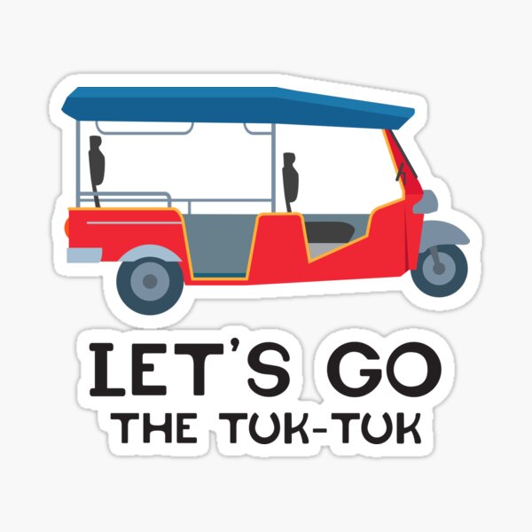 "Thailand Tuk Tuk | The Tuk Tuk" Sticker for Sale by niwut9959 | Redbubble