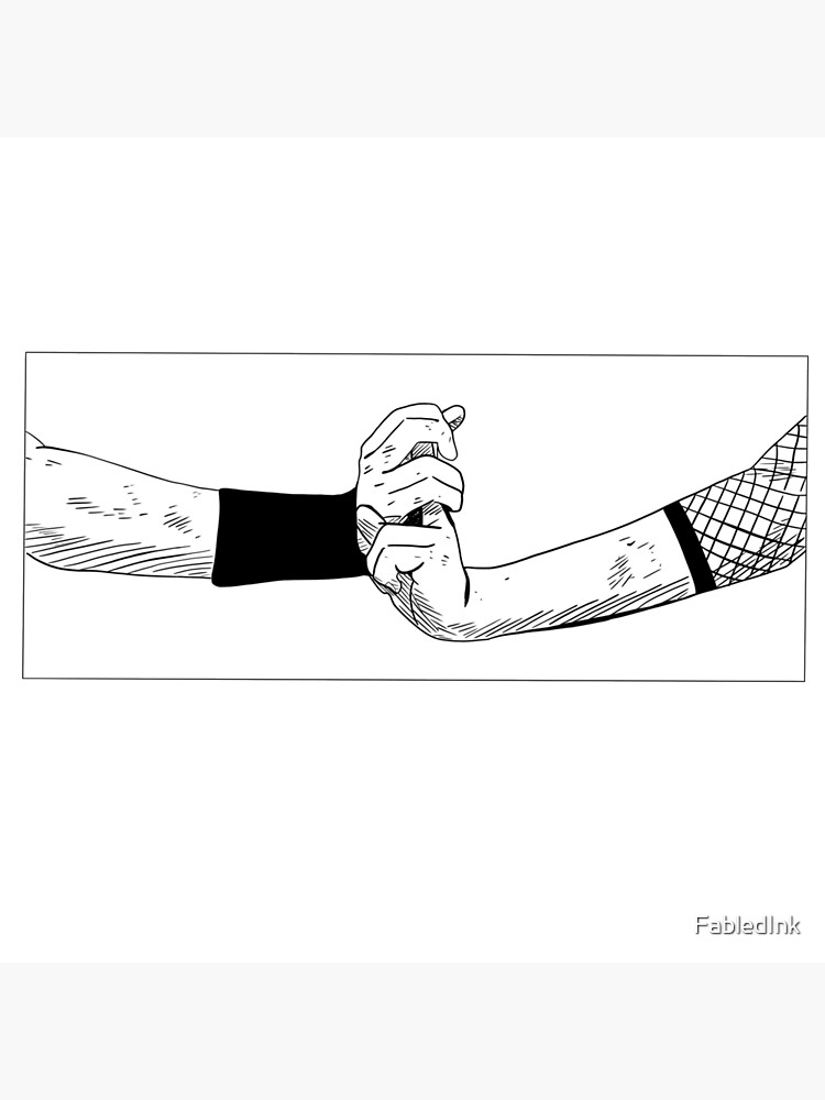 "Anime Ninja Hand Sign" Poster for Sale by FabledInk | Redbubble