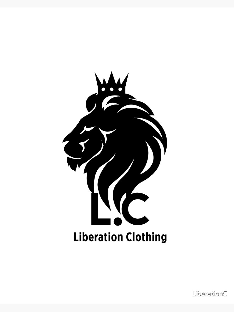 "Liberation Clothing Black Logo" Poster for Sale by LiberationC | Redbubble
