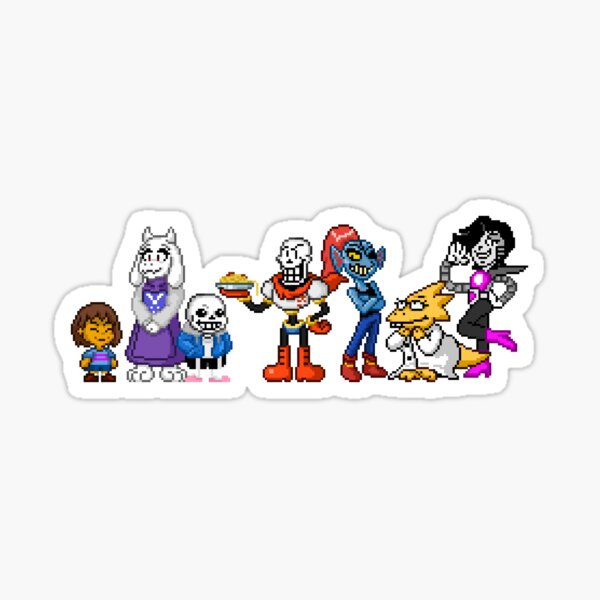 "Undertale" Sticker by geekmythology | Redbubble