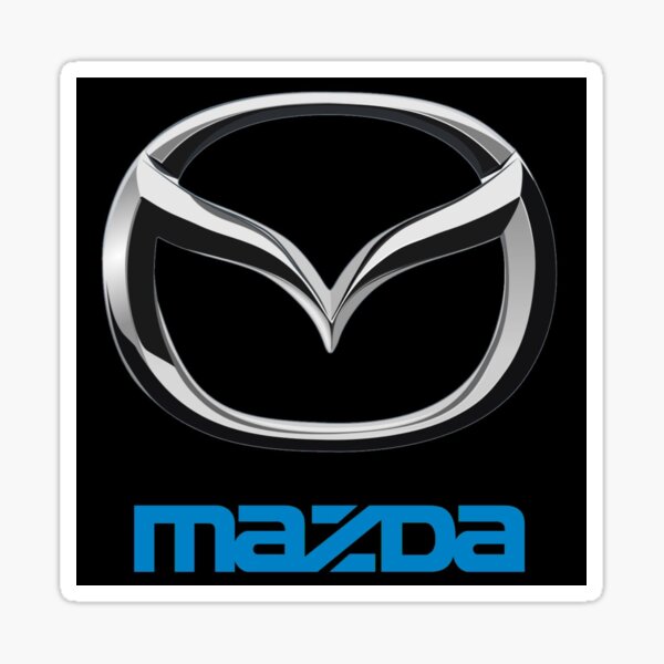 "Mazda Car Logo" Sticker by happiness18 | Redbubble