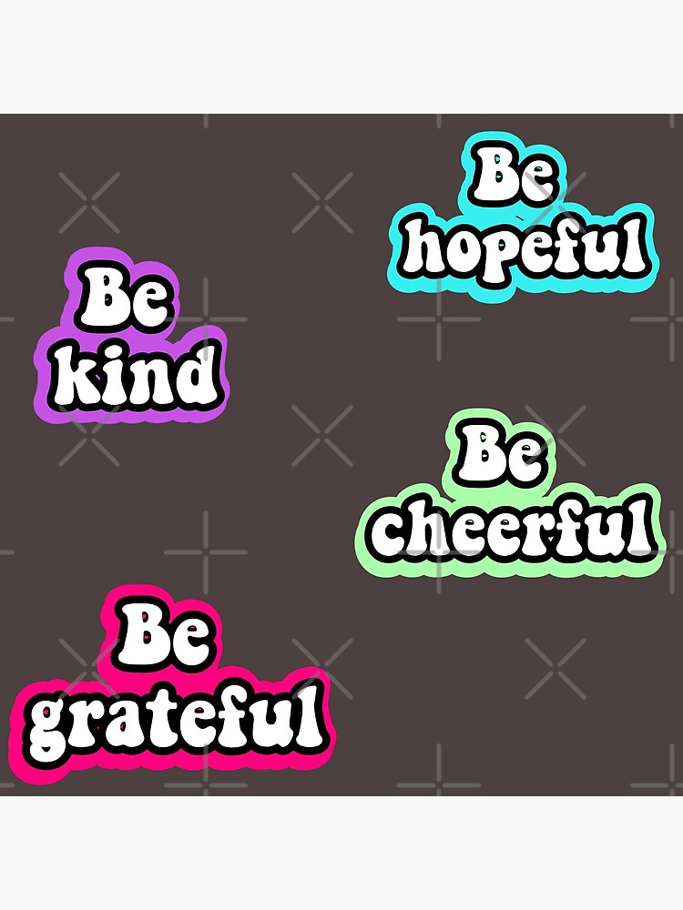 "Sei fröhlich" Poster von PrimeScripts | Redbubble