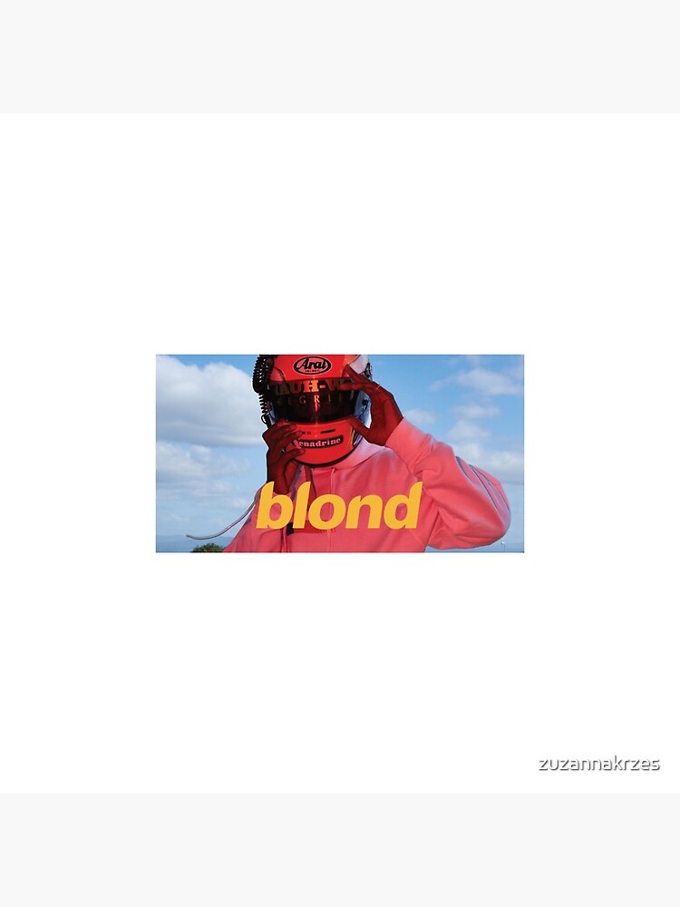 "frank ocean 'blonde' sticker and poster" Art Print by zuzannakrzes ...