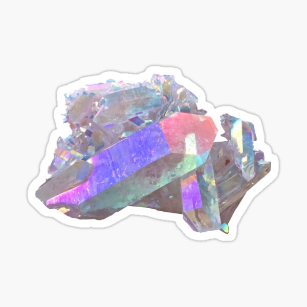 "Sparkly quartz crystal sticker" Sticker for Sale by Somahaus | Redbubble