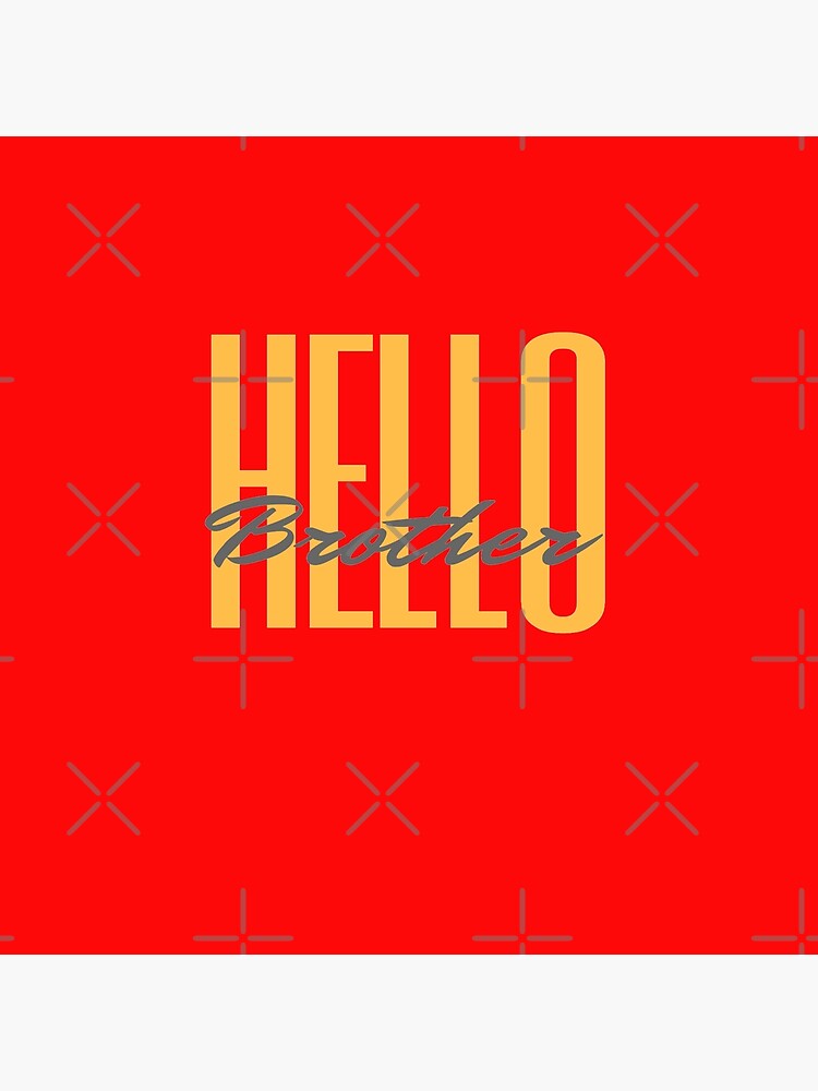 "Hello Brother From TVD In Yellow" Poster by Indra007 | Redbubble