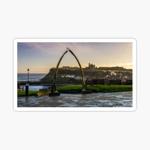 "Iconic Whitby" Sticker for Sale by grumpykeith | Redbubble