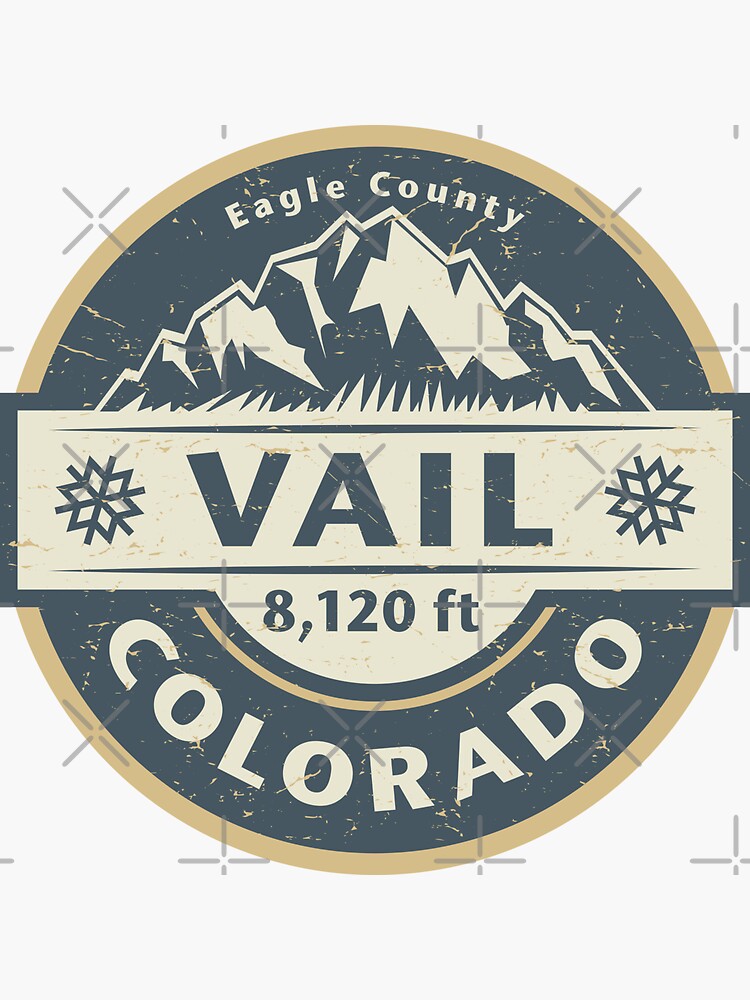 "Vail, Colorado" Sticker for Sale by studio838 | Redbubble