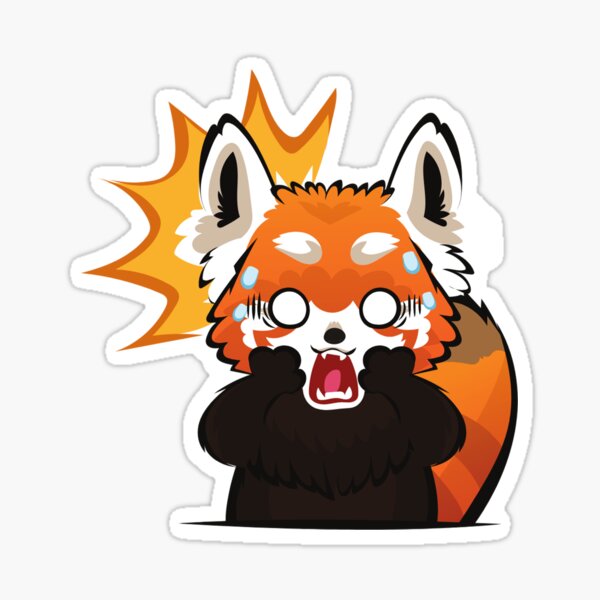"Scared Cute Red Panda Afraid Adorable Endangered Species Animal ...