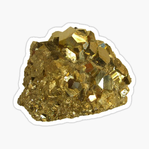 "Gold nugget sticker" Sticker for Sale by Somahaus | Redbubble