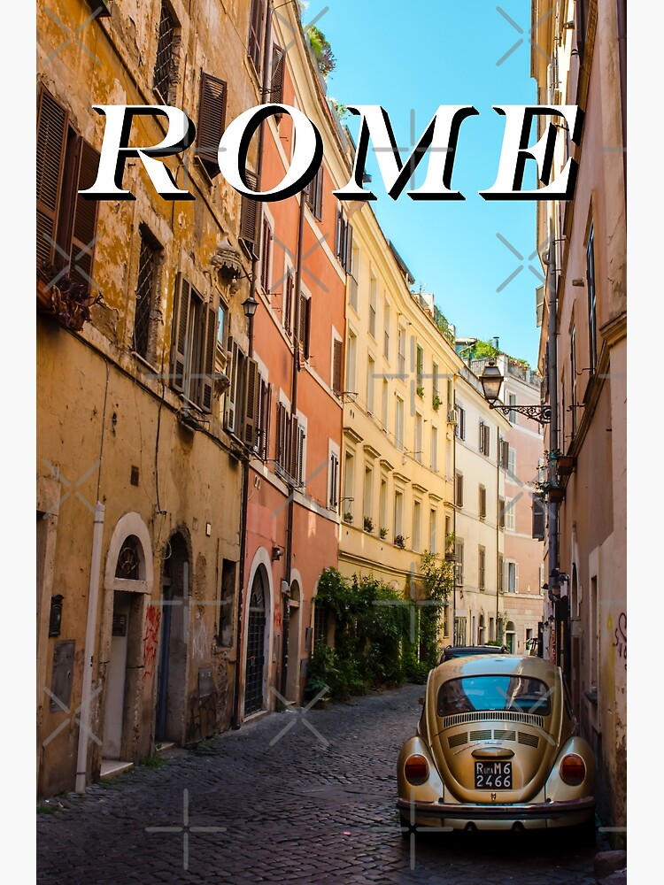 "Visit Rome" Poster by TheBoysBible | Redbubble