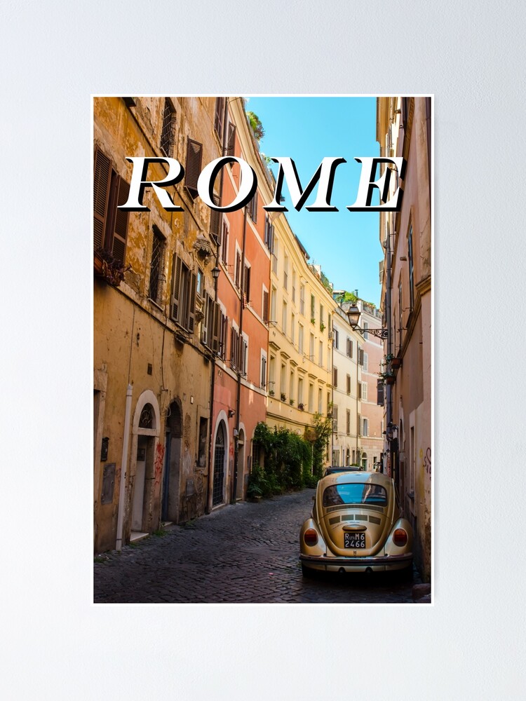 "Visit Rome" Poster by TheBoysBible | Redbubble