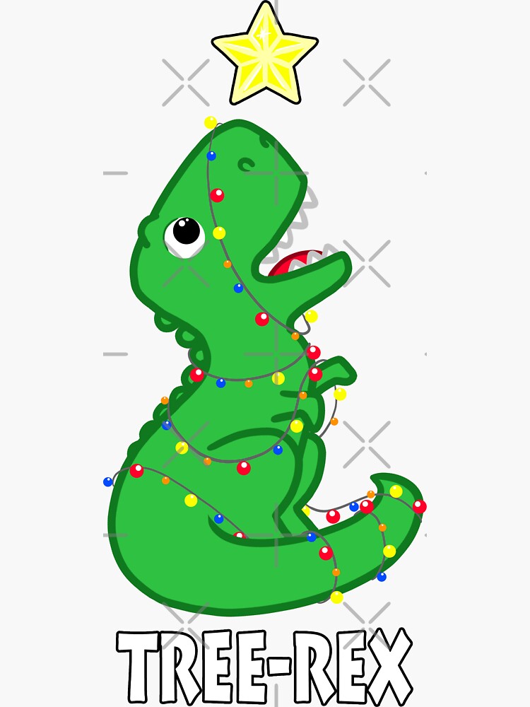 "TREE-REX" Sticker for Sale by CarloBtz | Redbubble