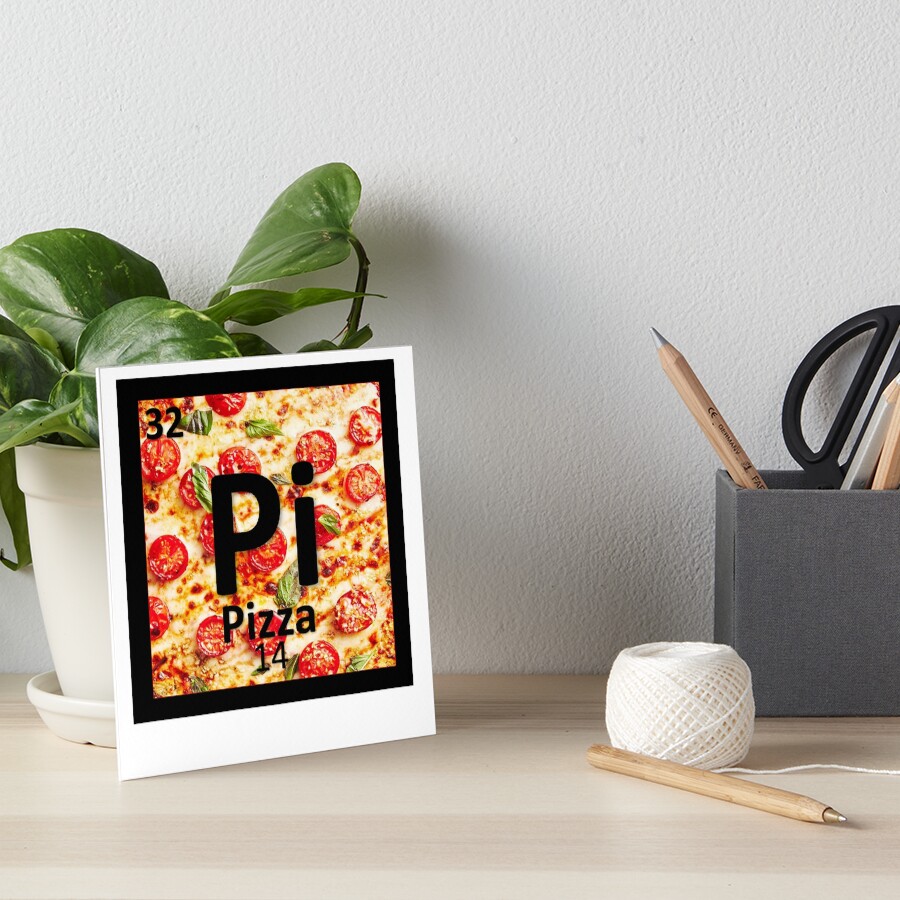 "Pi Pizza Periodic Table Element" Art Board Print for Sale by maddiet15 ...