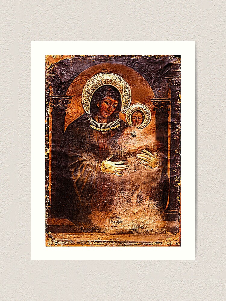 "Icon of the Blessed Virgin Mary by Luke the Evangelist at Monastery of ...