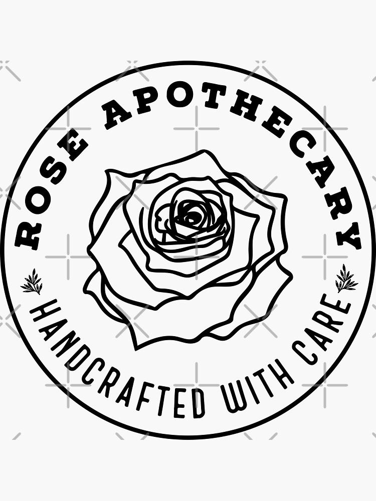 "Copy of Rose apothecary " Sticker for Sale by Prita-D | Redbubble