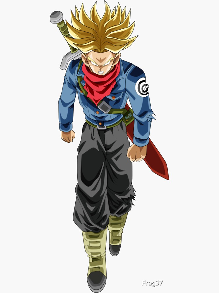 "Trunks" Sticker by Frag57 | Redbubble