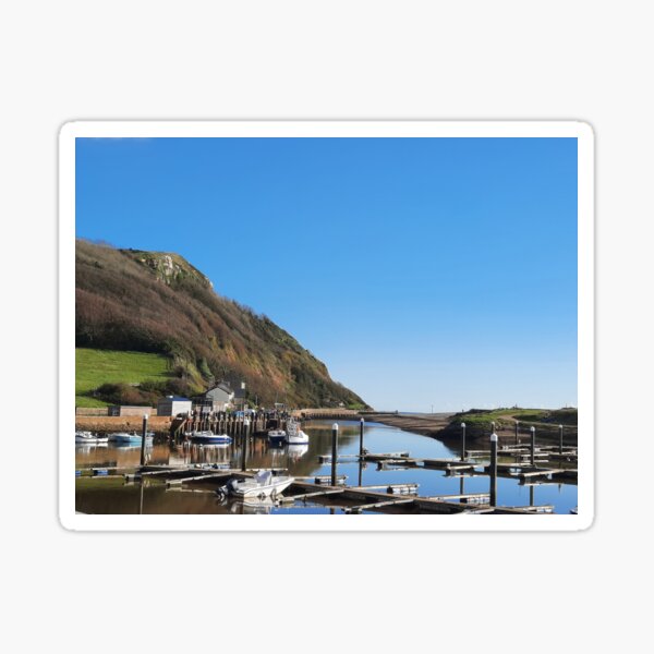 "Axmouth Harbour, Devon" Sticker for Sale by Narwhalbubbles | Redbubble