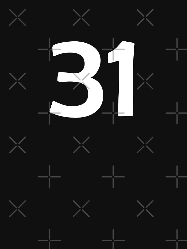 "number thirty one (31)" T-shirt by roartstreet | Redbubble