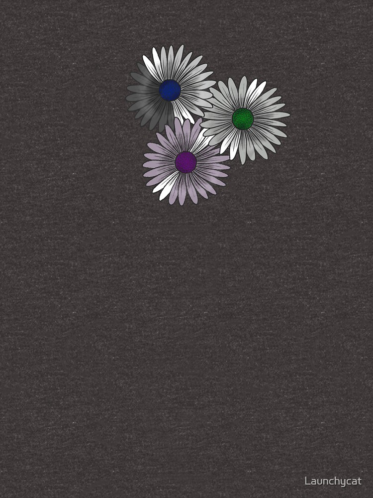 "Rainbouquet: Gray-sies (No Text)" T-shirt for Sale by Launchycat ...