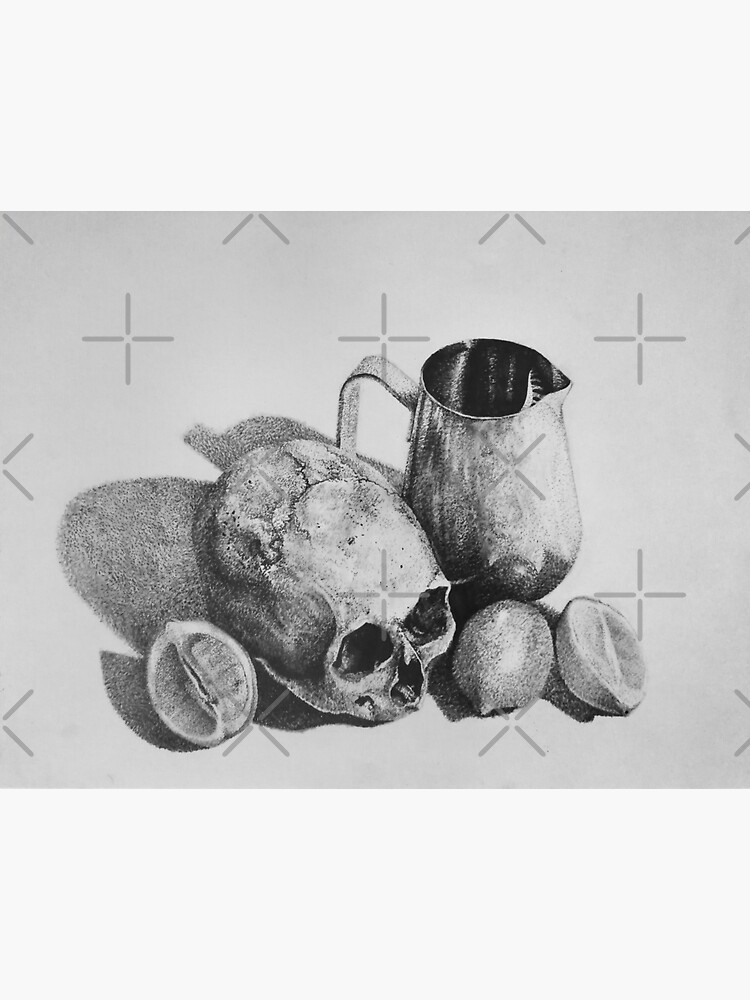"GRAPHITE POINTILLISM - Still Life Acid" Sticker for Sale by ...