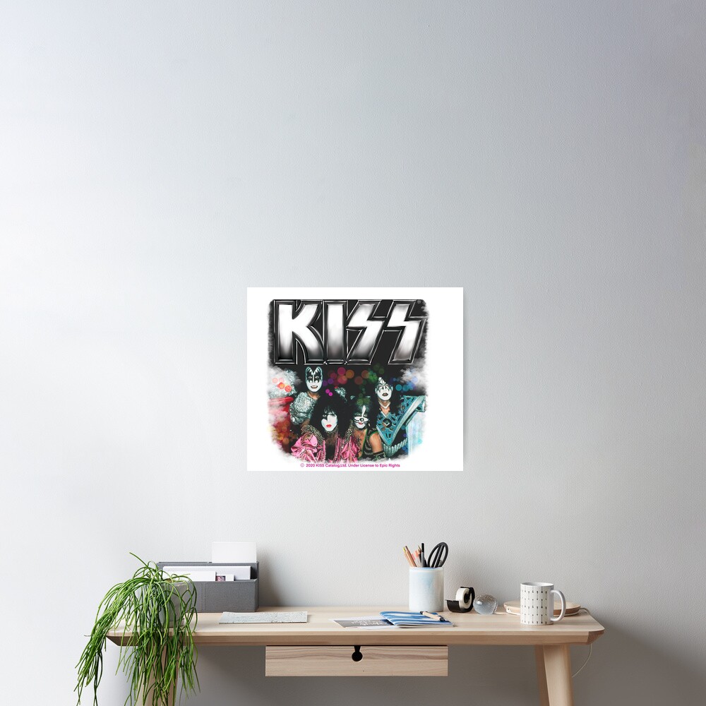Kiss Vintage Fan Art Poster For Sale By Chillateez Redbubble