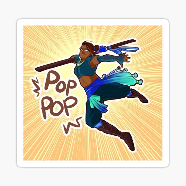 "POP POP" Sticker for Sale by yaksinhats | Redbubble