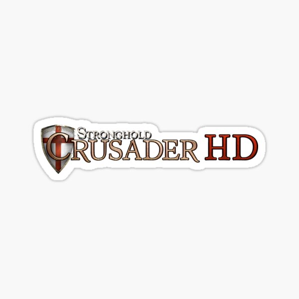 "Stronghold Crusader HD logo" Sticker by JaroNT | Redbubble