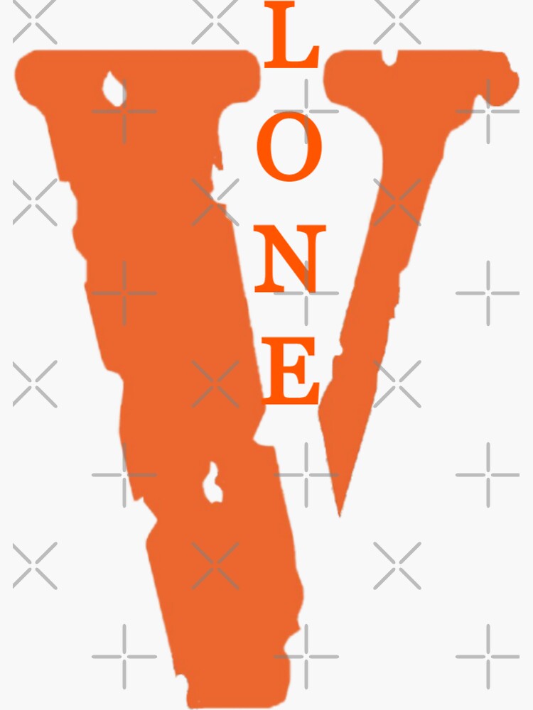 "vlone" Sticker by egyptionking2 | Redbubble