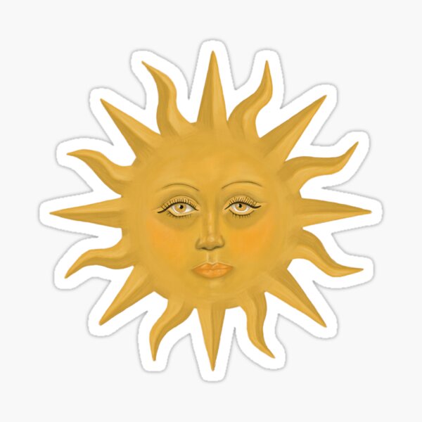 "sun" Sticker by kaitbess | Redbubble