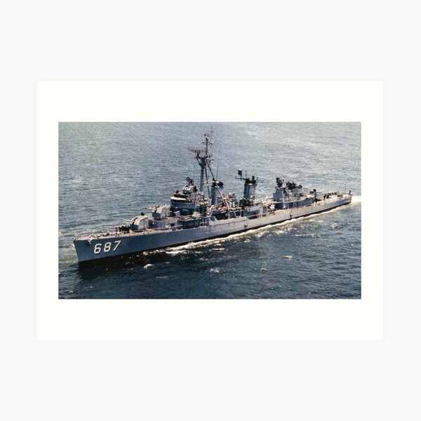 "USS UHLMANN (DD-687) SHIP'S STORE" Art Print for Sale by militarygifts ...