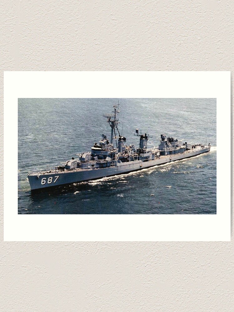 "USS UHLMANN (DD-687) SHIP'S STORE" Art Print for Sale by militarygifts ...