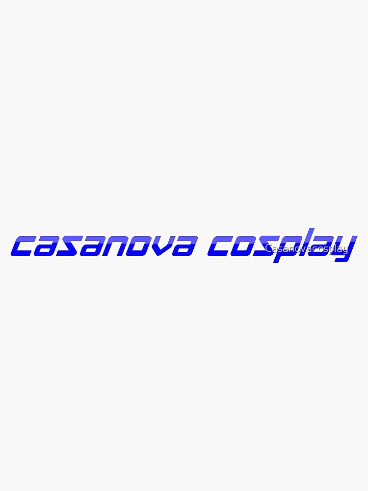 Pegatina «Logotipo de Casanova Cosplay 2» de Casanovacosplay | Redbubble