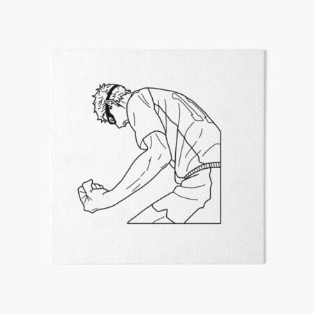 "Tsukishima Blocks Ushijima | Haikyuu!!" Art Board Print for Sale by ...