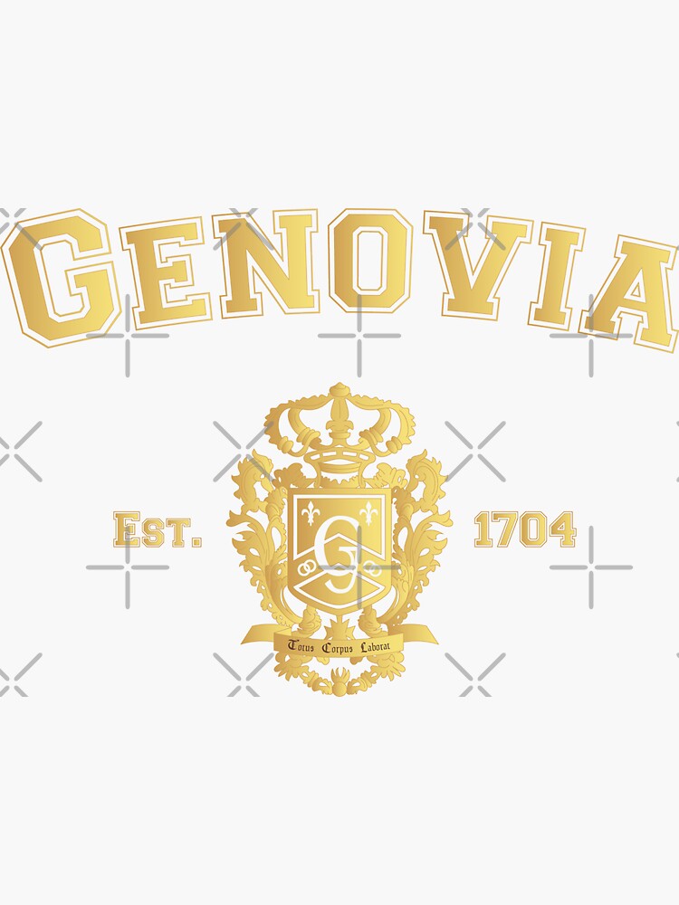 "Genovia, The Land I Call My Home" Sticker for Sale by Dacarrot | Redbubble