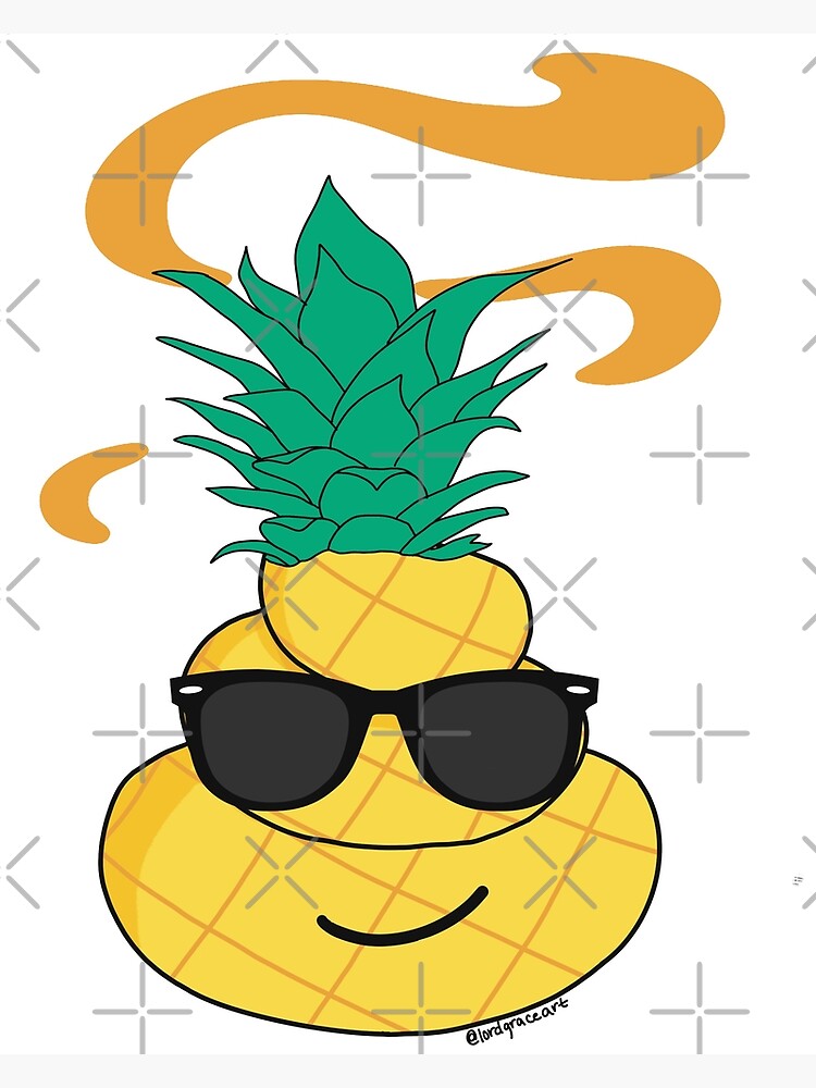"Pineapple Poop emoji- Custom " Poster for Sale by LordGraceArt | Redbubble