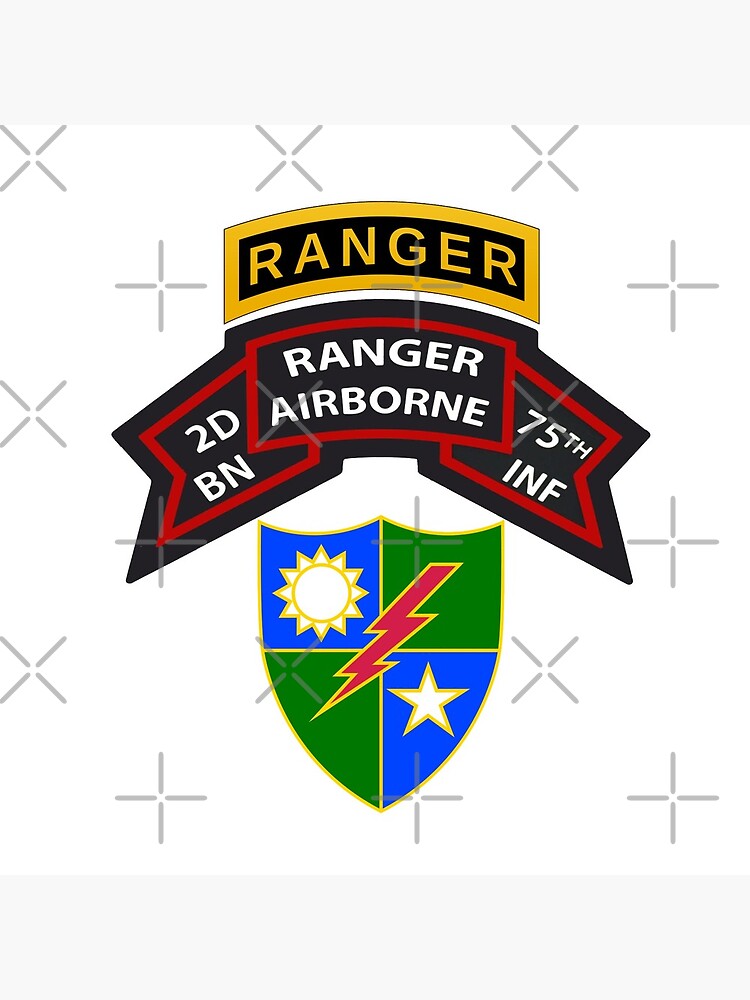 "2nd BN 75th Rangers Airborne" Acrylic Block for Sale by Buckwhite ...