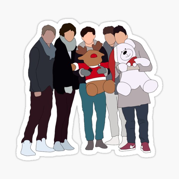 "One direction" Sticker for Sale by Clara867 | Redbubble