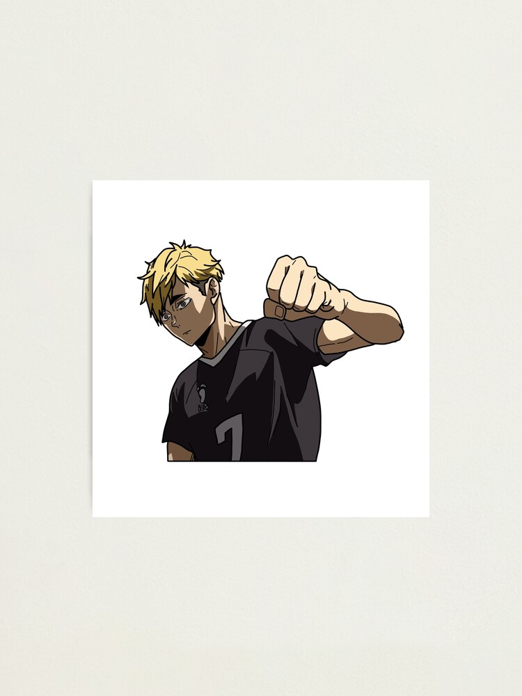 "Miya Atsumu Total Silence (Color) | Haikyuu!! Sticker" Photographic ...